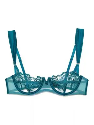 Kiki De Montparnasse Juliette Balconette Bra - Blue