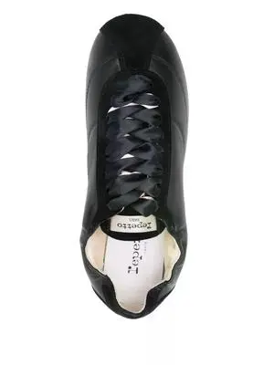 Repetto Silk Tennis Sneakers - Black