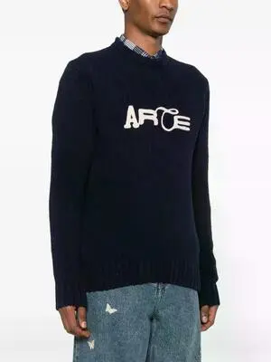 ARTE ANTWERP Logo-embroidered Pullover
