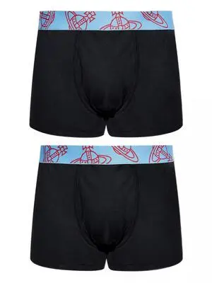 VIVIENNE WESTWOOD Orb-waistband Briefs Boxers - Black
