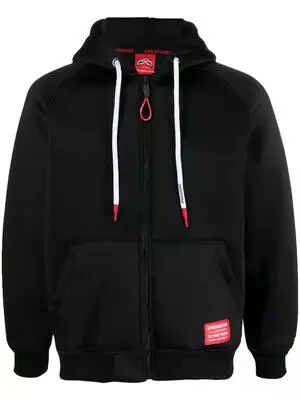 SPRAYGROUND Logo-print Zip-up Hoodie