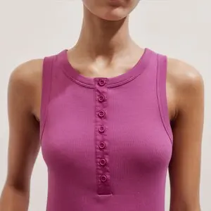 ME+EM Button-front Mixed Media Maxi Dress