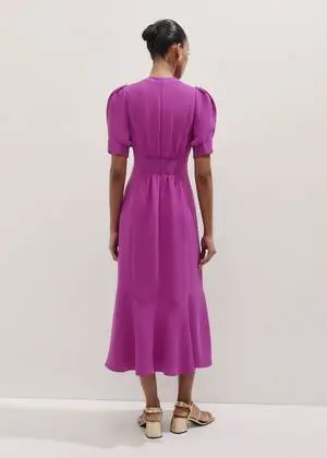 ME+EM Crepe Midi Dress