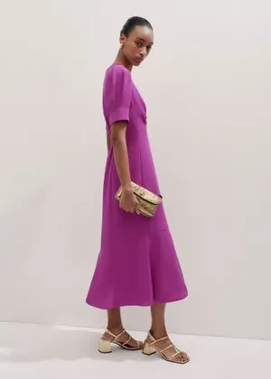 ME+EM Crepe Midi Dress