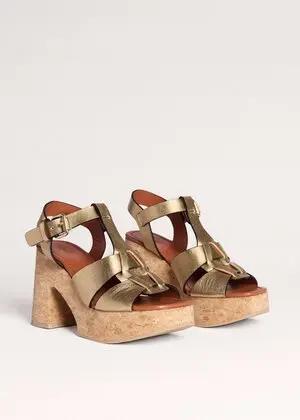 ME+EM T-bar Platform Sandals