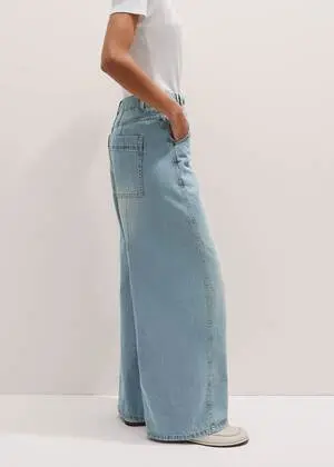 ME+EM Relaxed Wide-leg Jean