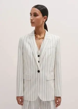 ME+EM Striped Blazer