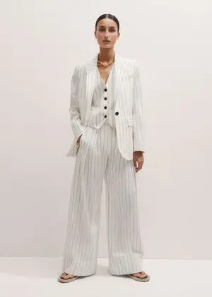 ME+EM Striped Blazer