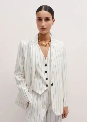 ME+EM Striped Blazer