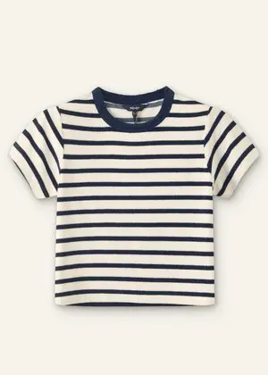 ME+EM Striped Towelling Baby Tee