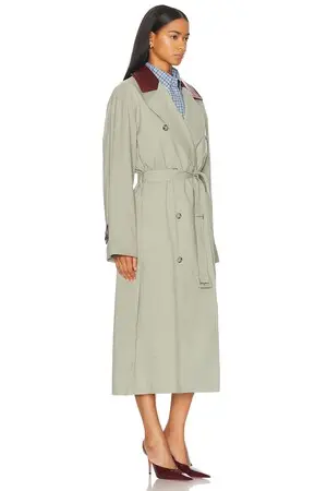 MIMCHIK Slouchy Trench Coat