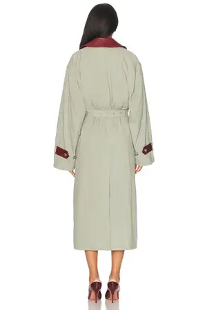 MIMCHIK Slouchy Trench Coat