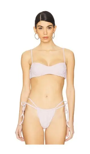 Devon Windsor Belinda Bikini Top - Pink Swirl