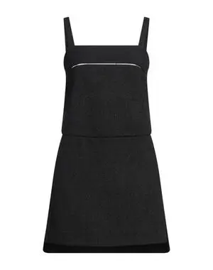 Max Mara Sfilata Mini Dress In Virgin Wool - Grey