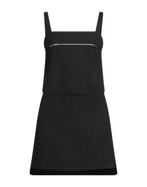 Max Mara Sfilata Mini Dress In Virgin Wool - Grey