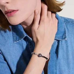 John Hardy Heishi Bracelet With Hardstones And Pearl