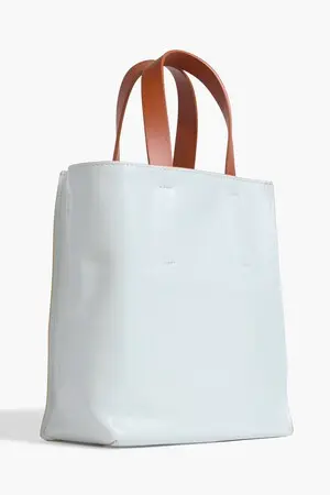 Marni Museo Soft Mini Leather Tote - Off-white