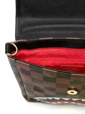 SPRAYGROUND Peeking Character-check Messenger Bag