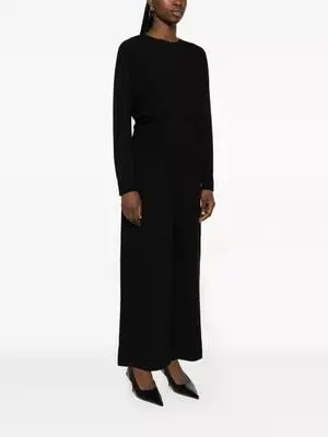 TOTEME Slouch-waist Maxi Dress - Black