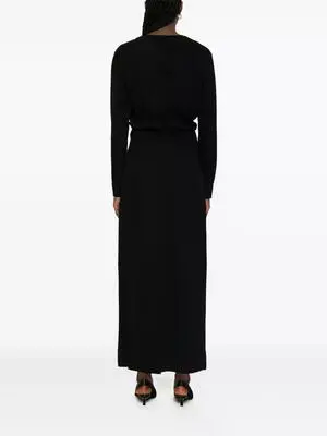 TOTEME Slouch-waist Maxi Dress - Black