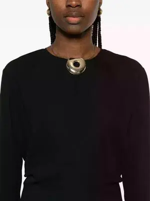 TOTEME Slouch-waist Maxi Dress - Black