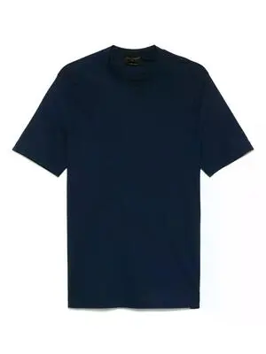 DELL'OGLIO Cotton T-shirt - Blue
