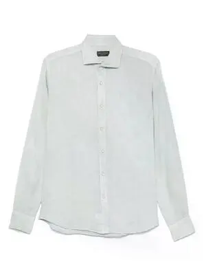 DELL'OGLIO Linen Shirt - Green