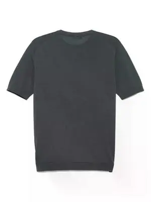 DELL'OGLIO Knitted T-shirt - Grey