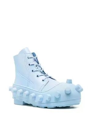 WALTER VAN BEIRENDONCK Boom Lace-up Boots - Blue