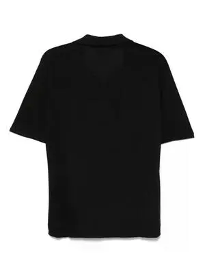DELL'OGLIO Cotton T-shirt - Black