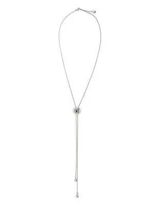 LEMAIRE Cat Eye Bolo Tie Necklace - Silver