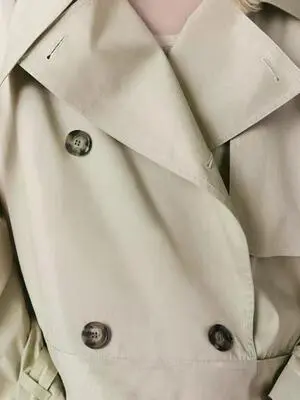 Stella McCartney Cropped Trench Jacket - Neutrals