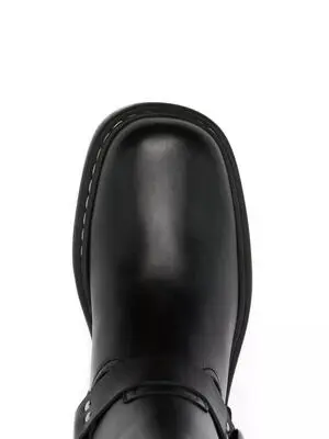 MARINE SERRE Moto Boots With Ring Hardware