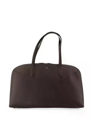 TOTEME Grained Leather Day Tote - Brown