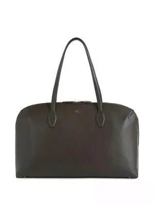 TOTEME Grained Leather Day Tote - Brown