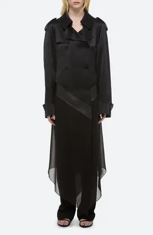 Helmut Lang Button Detailed Coats For Women