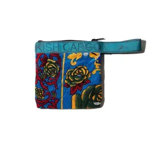 PUEBCO Fabric Pouch - Blue