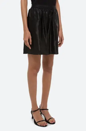 Helmut Lang Pleated Wool Skort