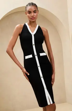 LIPSY Contrast Trim Body-con Dress