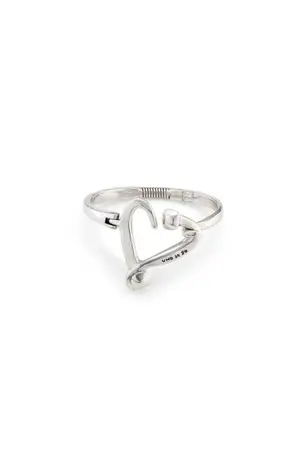 UNODE50 Nailed Heart Spring Bracelet Pul2309 - Silver