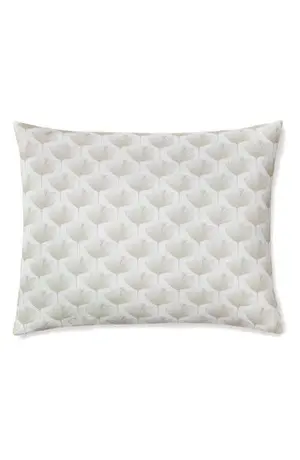 SFERRA Edna Reversible Cotton Boudoir Sham White/ Beige
