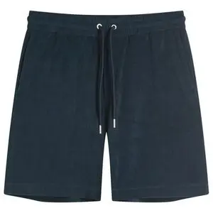 Moncler Cotton Terry Shorts - Navy