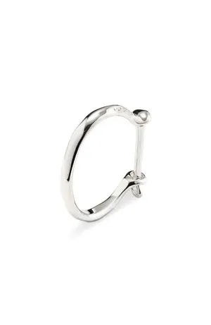 UNODE50 Minimalist Bangle Bracelet - Silver
