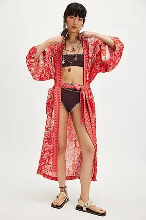 SPELL Full Bloom Maxi Robe