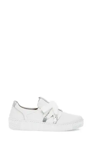 Gabor Bow Leather Sneaker