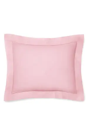 SFERRA Fiona Cotton Sateen Boudoir Sham Carnation