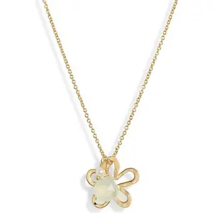 KIARA BY KI-ELE Flower Charm Pendant Necklace - Gold