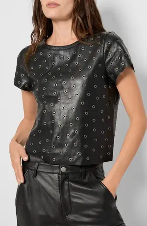AS By DF Jude Recycled Leather Tee