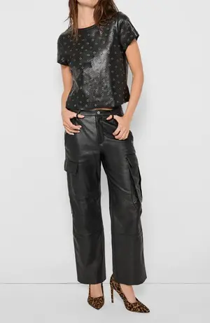 AS By DF Jude Recycled Leather Tee