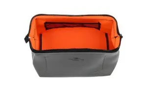 PUEBCO Wired Pouch - Light Gray & Orange
